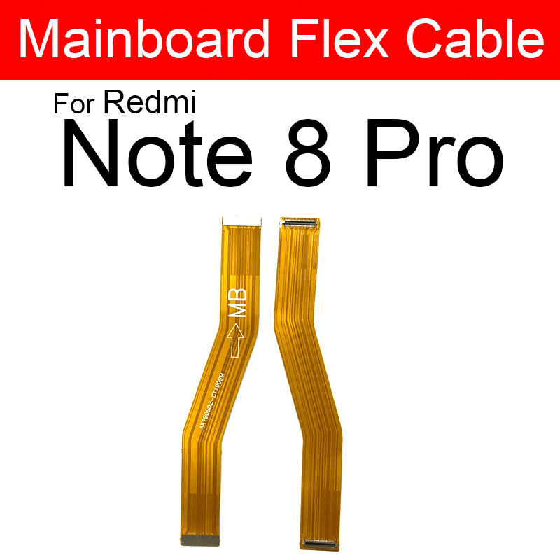 สำหรับ Redmi Note 8 Pro Redmi Note 8เมนบอร์ดสายเคเบิลแบบยืดหยุ่นสำหรับ ...