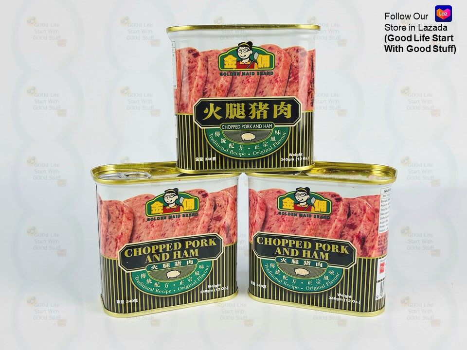 Golden Maid 金佣- Chopped Pork & Ham Luncheon Meat 火腿午餐肉 340g | Lazada