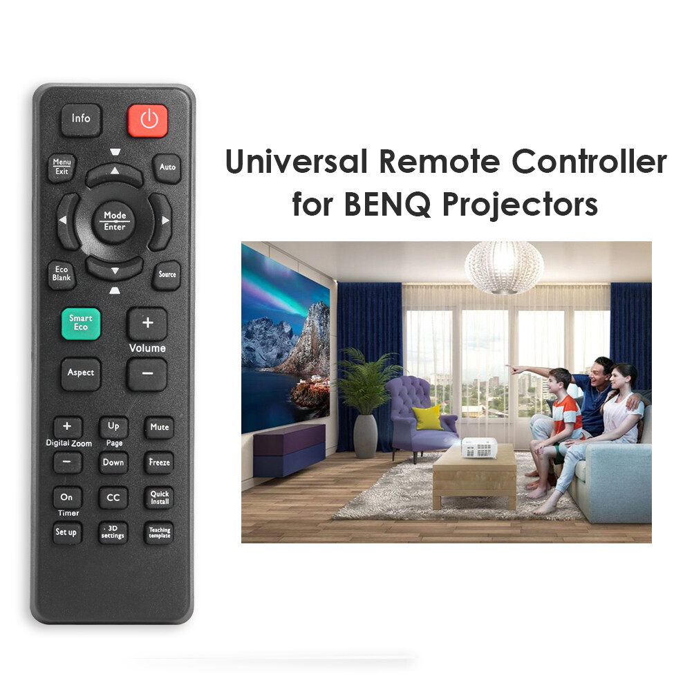 รีโมทคอนโทรลสำหรับ BENQ Projector MS504 MX505 MS521P MS522P ...