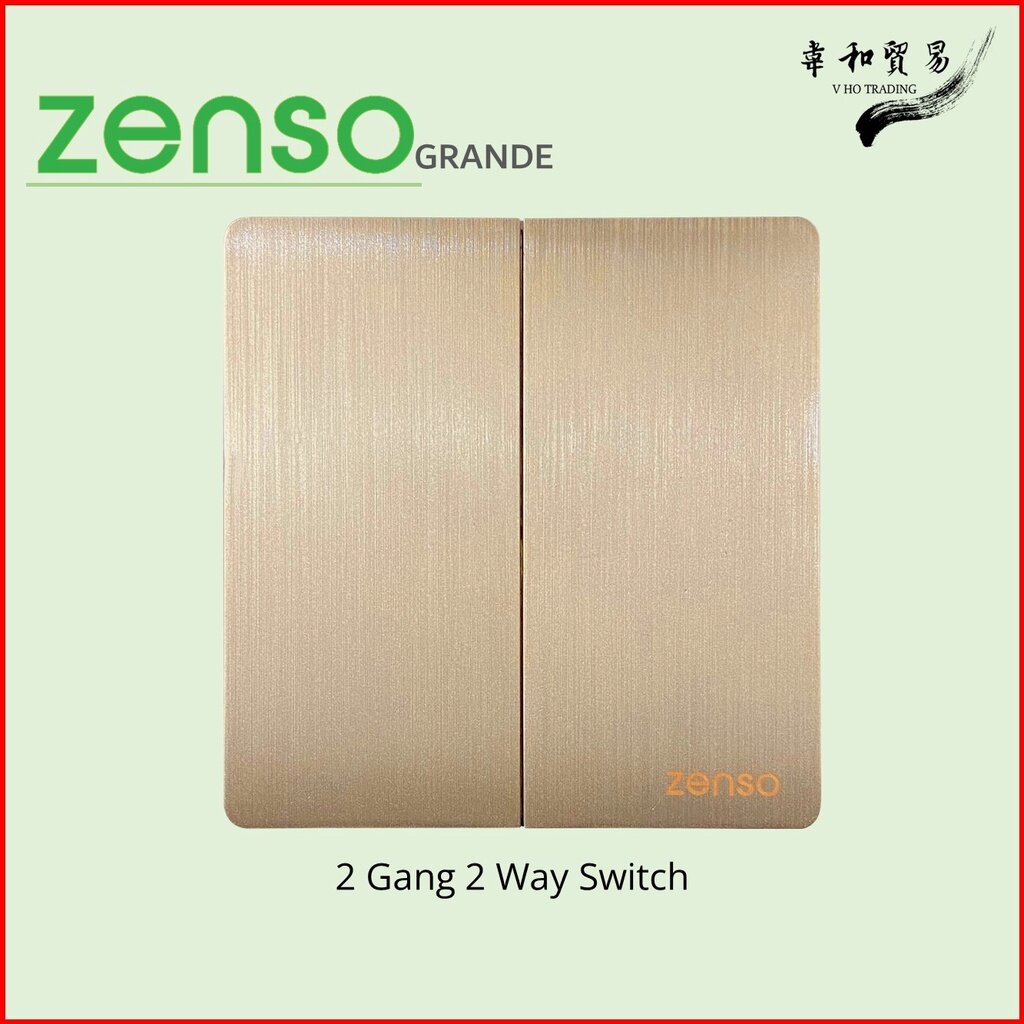 [Sirim] Zenso Grande (Gold) Switch / Switches & Socket Outlet Frameless ...