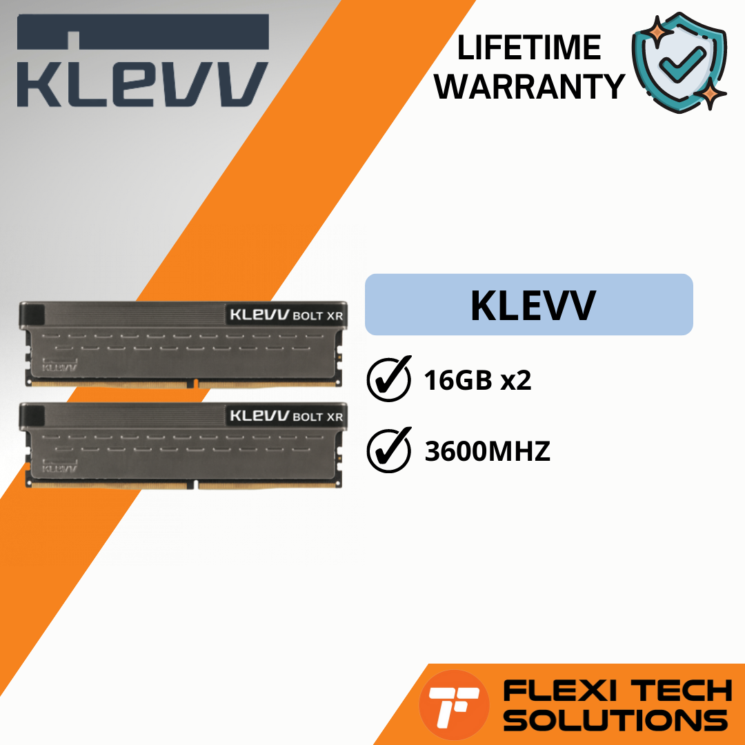 Flexi Tech KLEVV BOLT XR 16GB x 2/8GB X2 DDR4 3600/4000 Gaming Memory ...