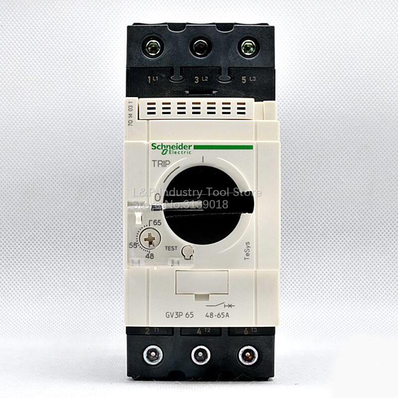 Original France Schneider Electricity GV3-P65 Motor Circuit Breaker ...