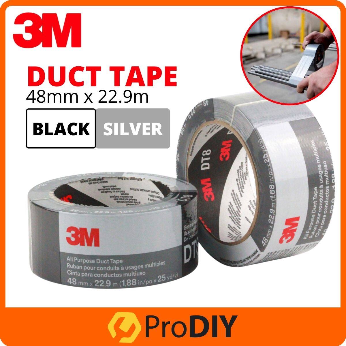3M™ All Purpose Duct Tape DT8 Instant Bond Adhesion 48mm x 22.9m Gam ...
