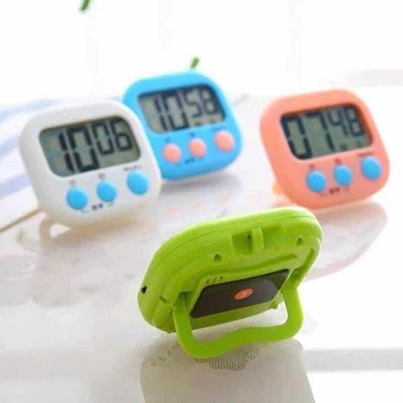 LCD Digital Kitchen Timer Cooking Baking Oven Timer Loud Alarm Clock ...