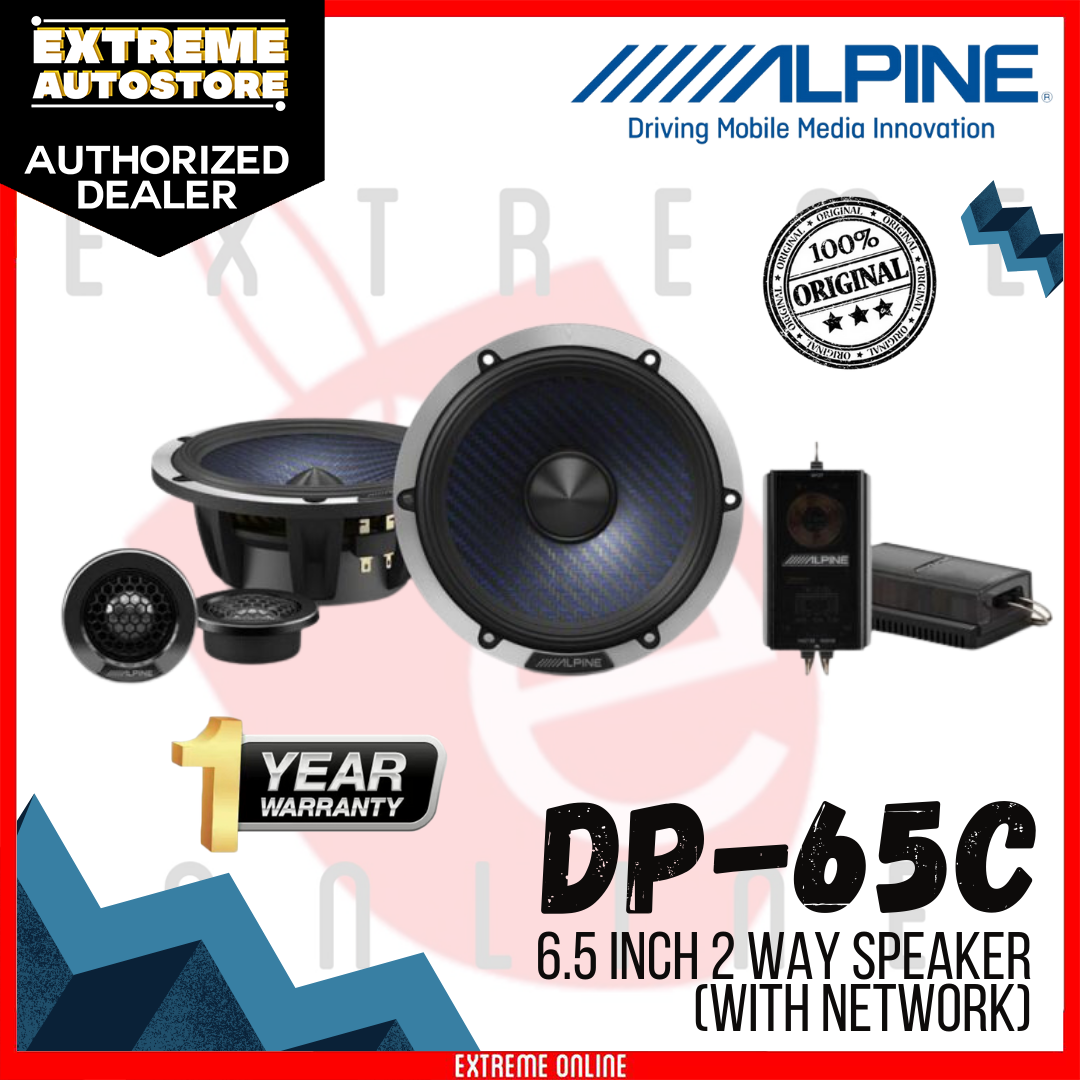 ALPINE DP-65C 6.5" DIGITAL PRECISION COMPONENT SPEAKERS | Lazada