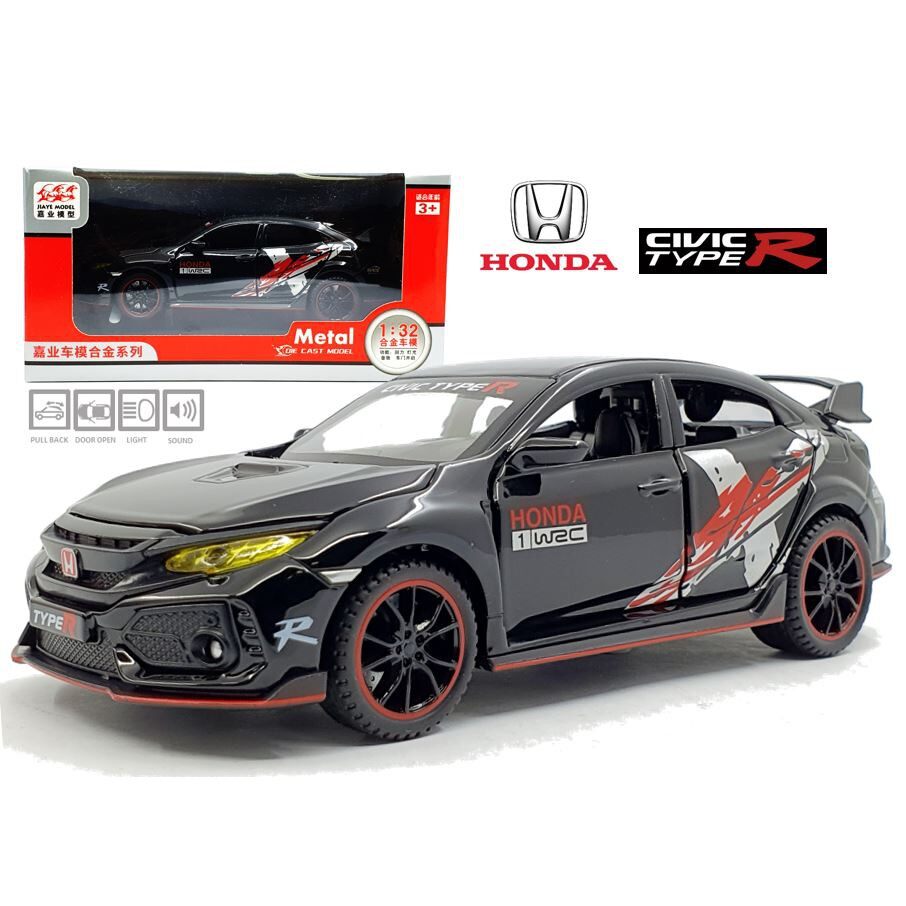 Miniauto Honda Civic Type R Diecast Car Model Alloy Car Diecast Model ...