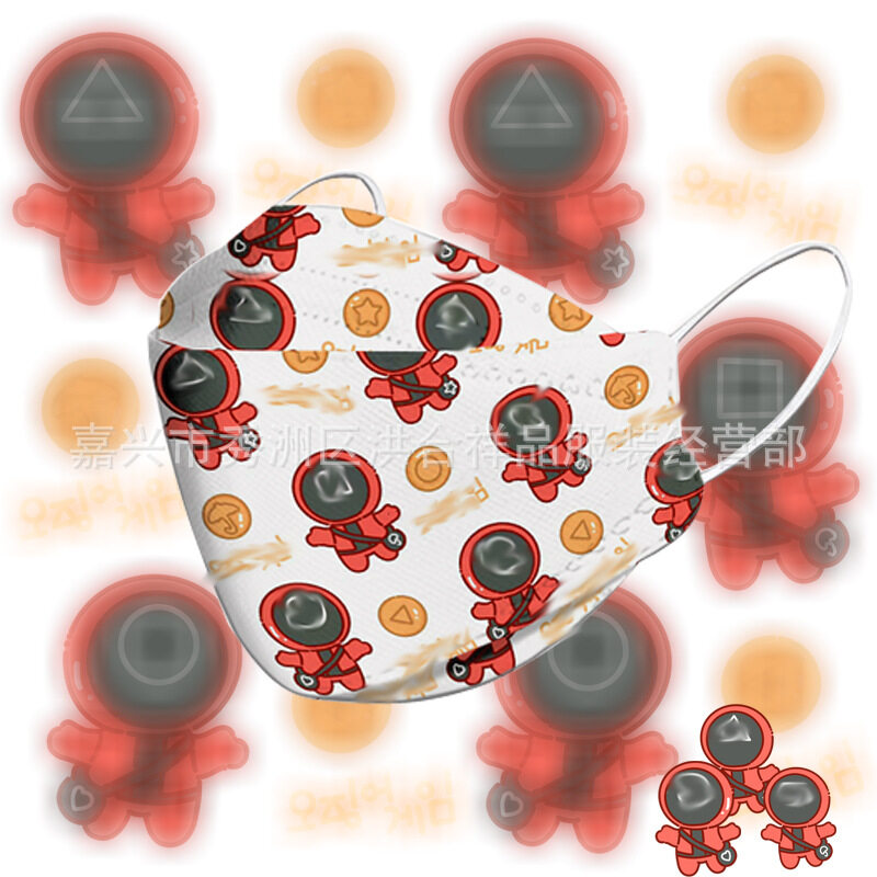 50pcs Kids Headloop Mask Peach Pink hello kitty unicorn Muslim KN94 ...