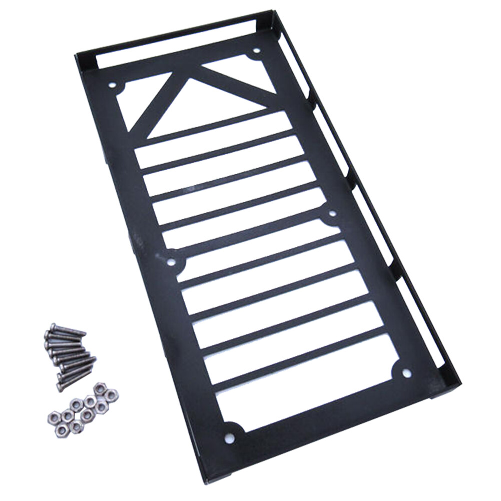 WPL C24 RC Car Upgrade Parts Durable Metal Luggage Rack Roof Spare Tire ...