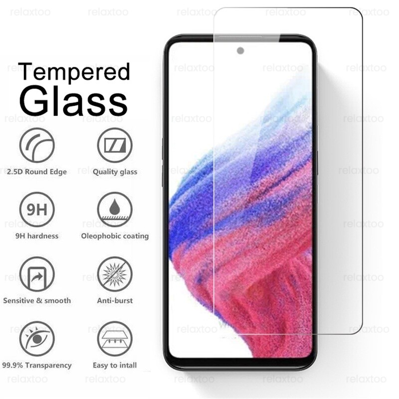 SGP Hybrid 5Pcs กระจกนิรภัยสำหรับ Samsung Galaxy A33 A53 A73 A23 A13 A03 A72 A52s A42 A32 A22 ...