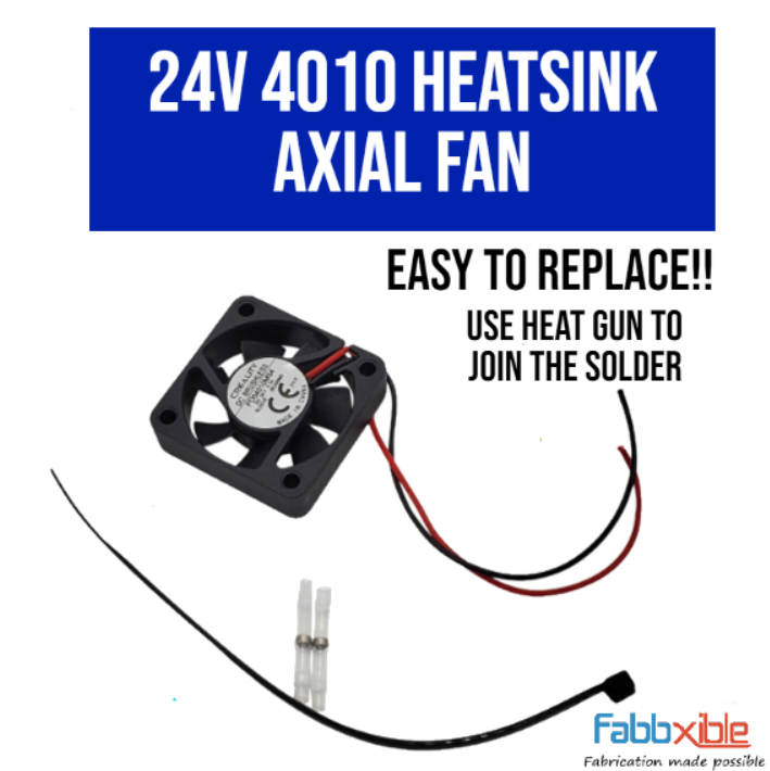Creality 24V 4010 Heatsink Axial Fan with Solder Joint for Ender Series ...