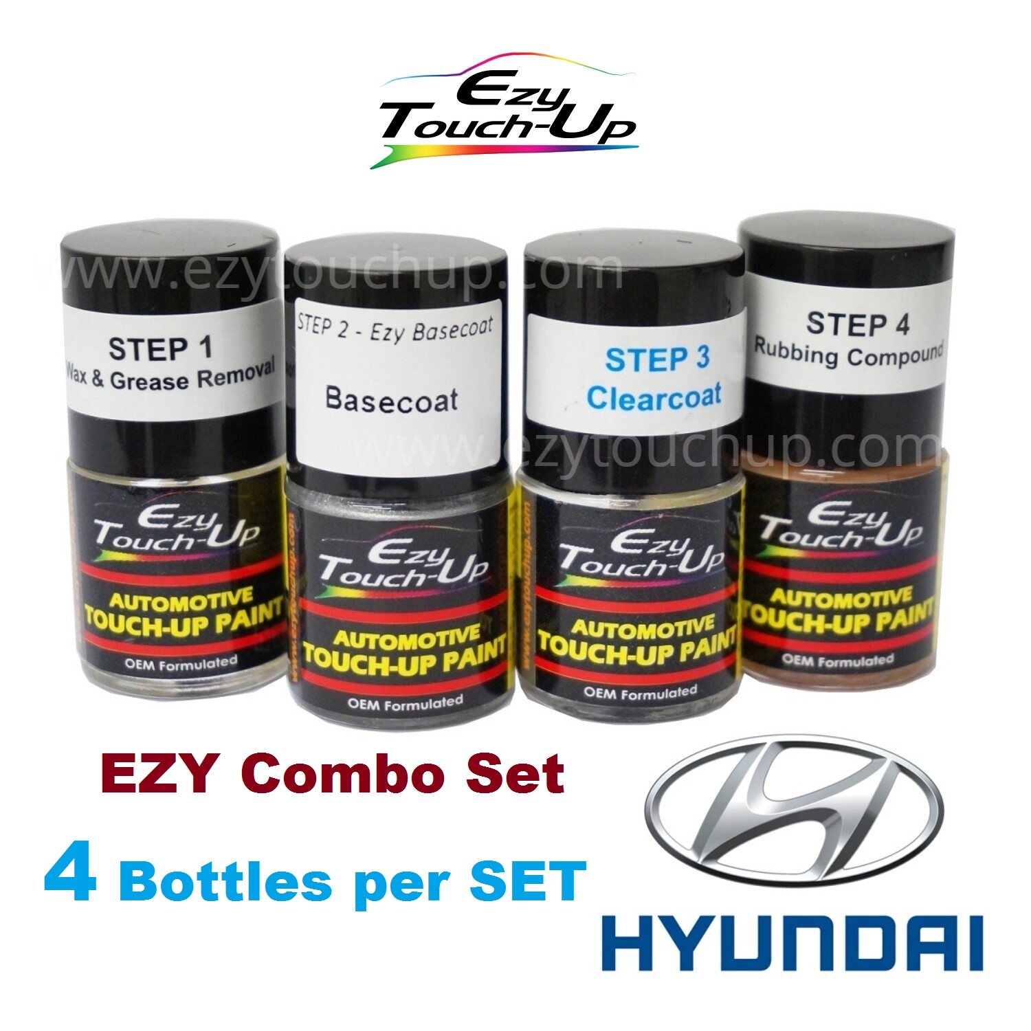 EZY Touch Up Paint for HYUNDAI Phantom Black- 2721 / NKA / S3B / TCM ...