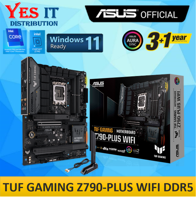 ASUS TUF GAMING Z790-PLUS WIFI DDR5 INTEL LGA 1700 MOTHERBOARD ONLY ...