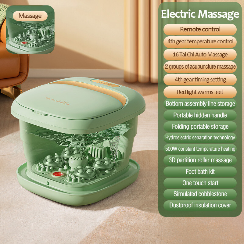 (Ready Stock + Free Bath Bag) Portable Electric Foot Bath Bucket UK ...