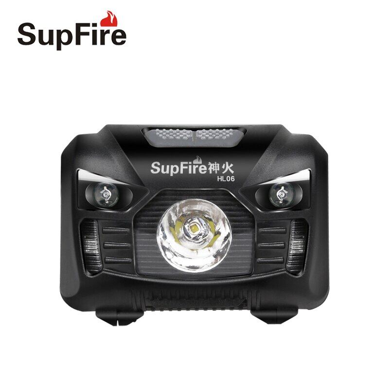 SupfireไฟLEDศีรษะHL06ไฟฉาย1000lmไฟหน้าตกปลาUSB Frontale Linterna LED ...