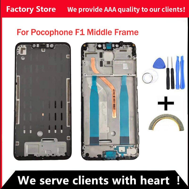Original Middle Frame For Xiaomi Pocophone F1 Middle Frame Housing ...