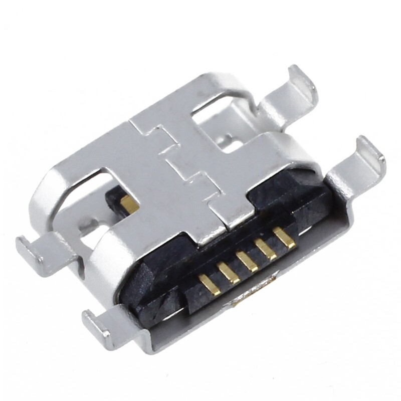 20 Pcs Type B Micro-USB 5 Pin Female Jack Socket Charger Mount ...