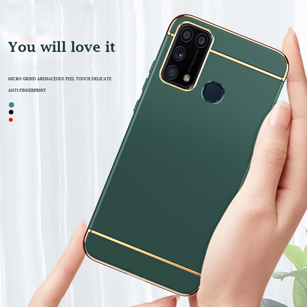 For Samsung Galaxy M31 Phone Case Fashion 3 in 1 Removable 360 Full ...