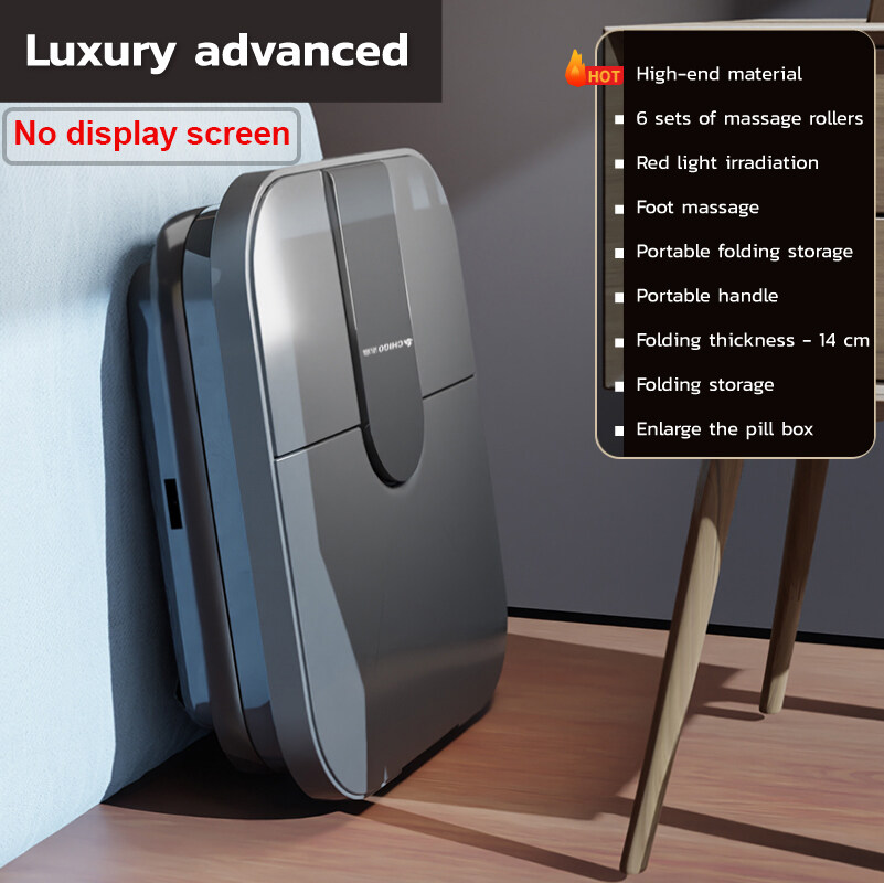 Folding electric foot bath barrel foot massager wireless remote control ...