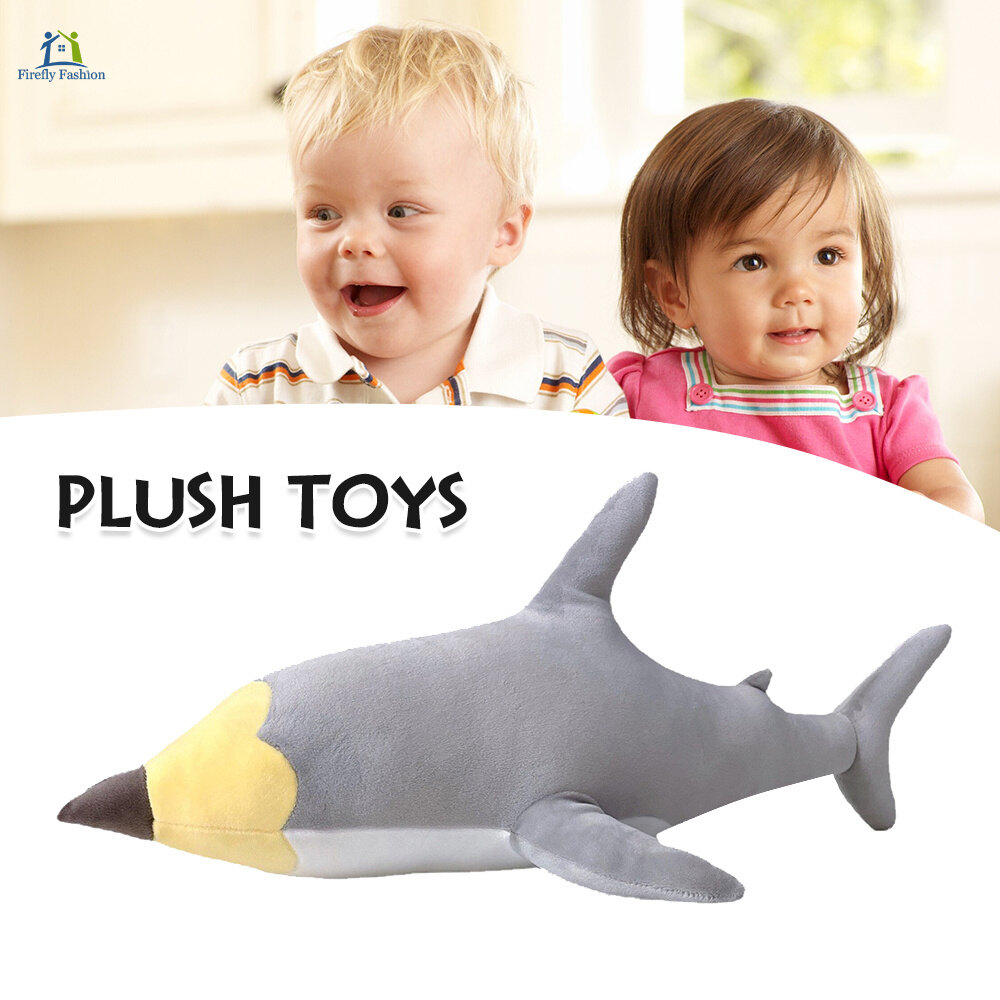 Creative Shark Series Plush Toy Funny Shark Carving Shark Pen Stuffed ...