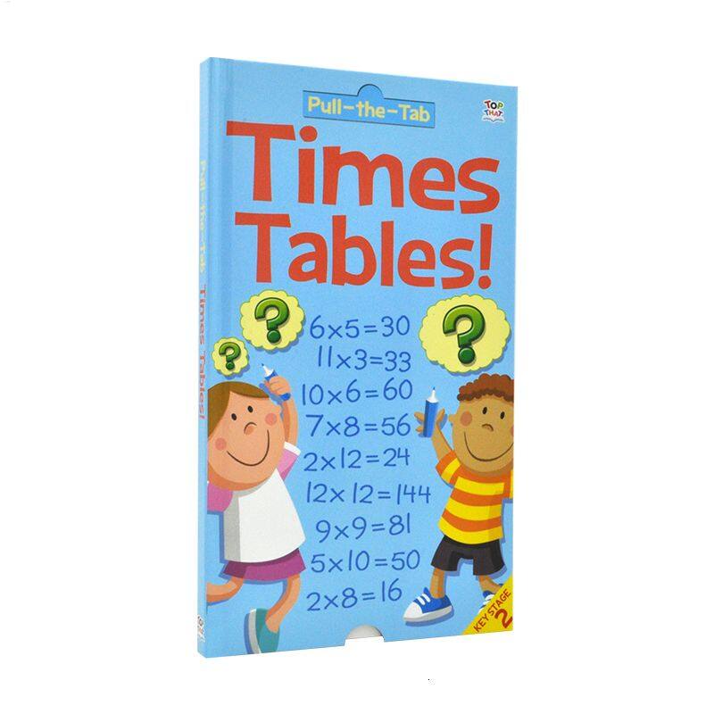 Pull the tab times tables learn children's English by mathematical ...