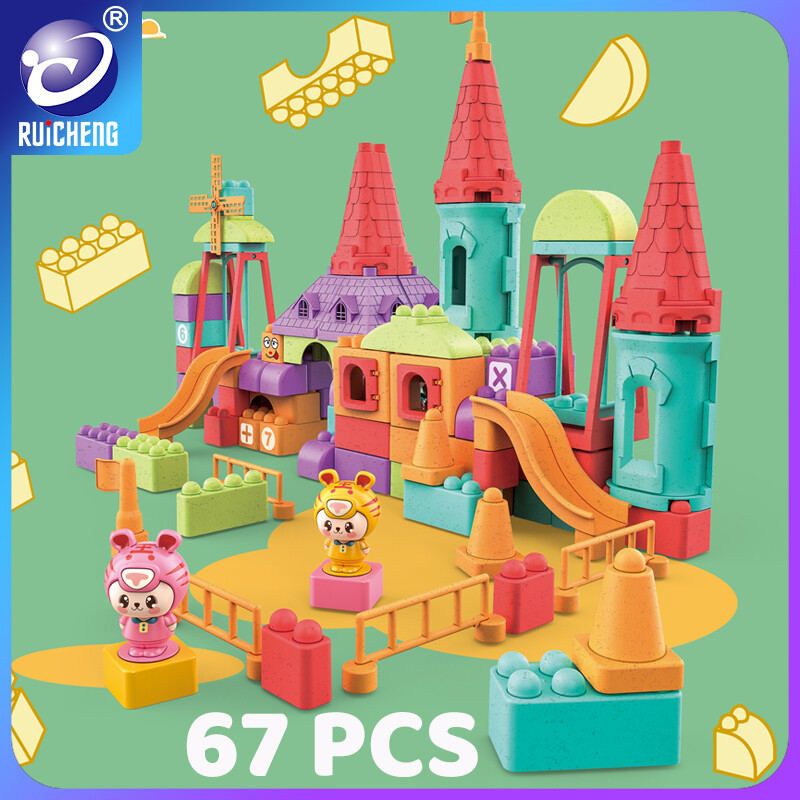 RUICHENG 67ชิ้น Le Going บล็อกตัวต่อเพื่อนสาว/เด็กเมืองชุดตัวต่อของเล่น ...