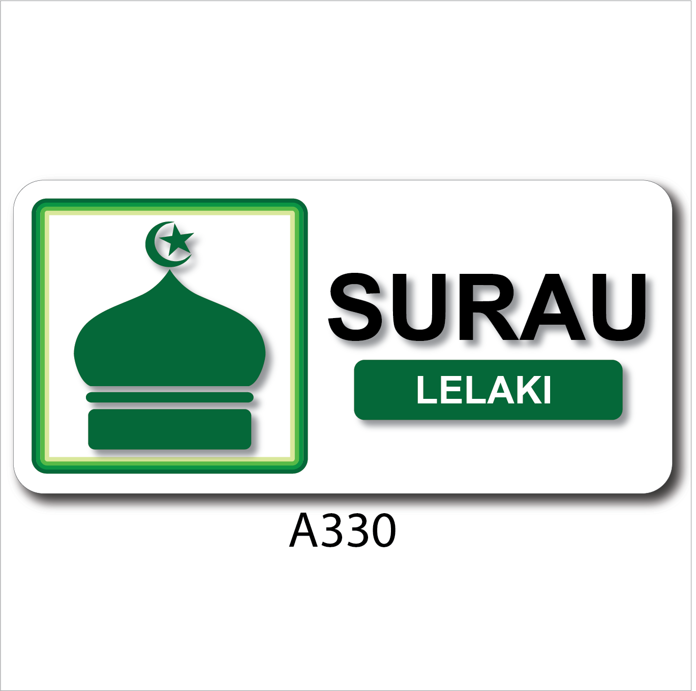 TANDAS LELAKI, PEREMPUAN LEFT RIGHT ARROW, SURAU, KIBLAT, TEMPAT WUDHU ...