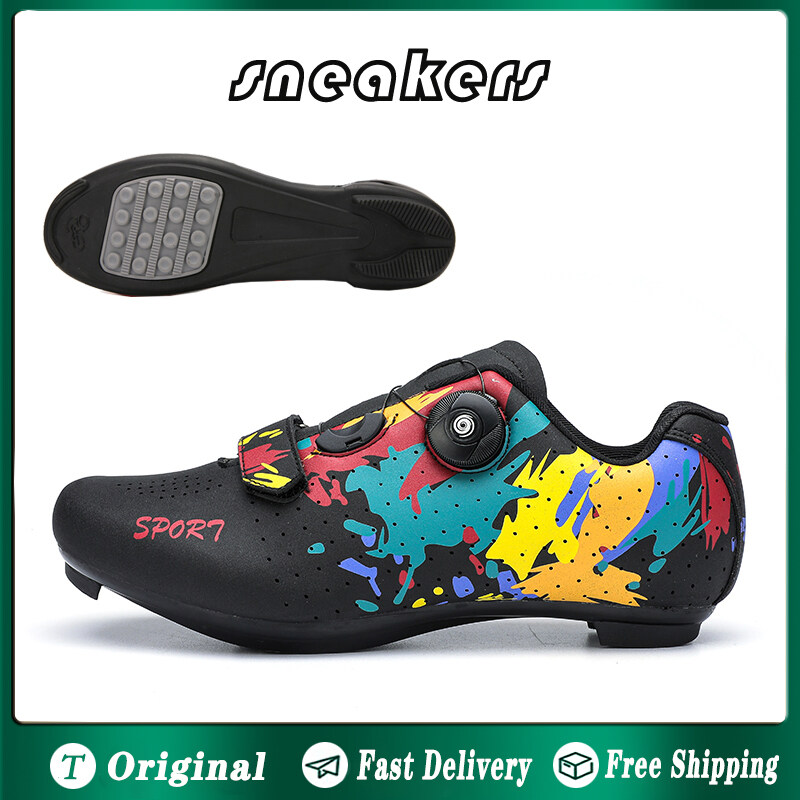 Non Locking Cycling Shoes Bike Shoes Sneakers Biking Shose Men Bicycle ...