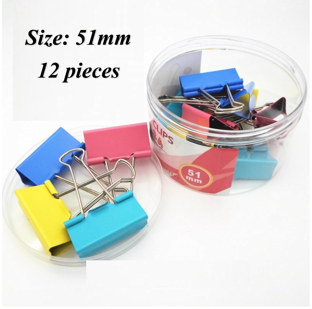Paper Clip Paper Clip Holder Pin Kertas Paper Binder Clip Warna Paper ...