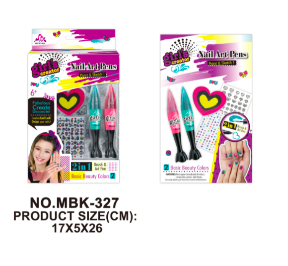 GIRL'S CREATOR Nail Glam Salon Nail Polish Set for Kids - Emoji ...