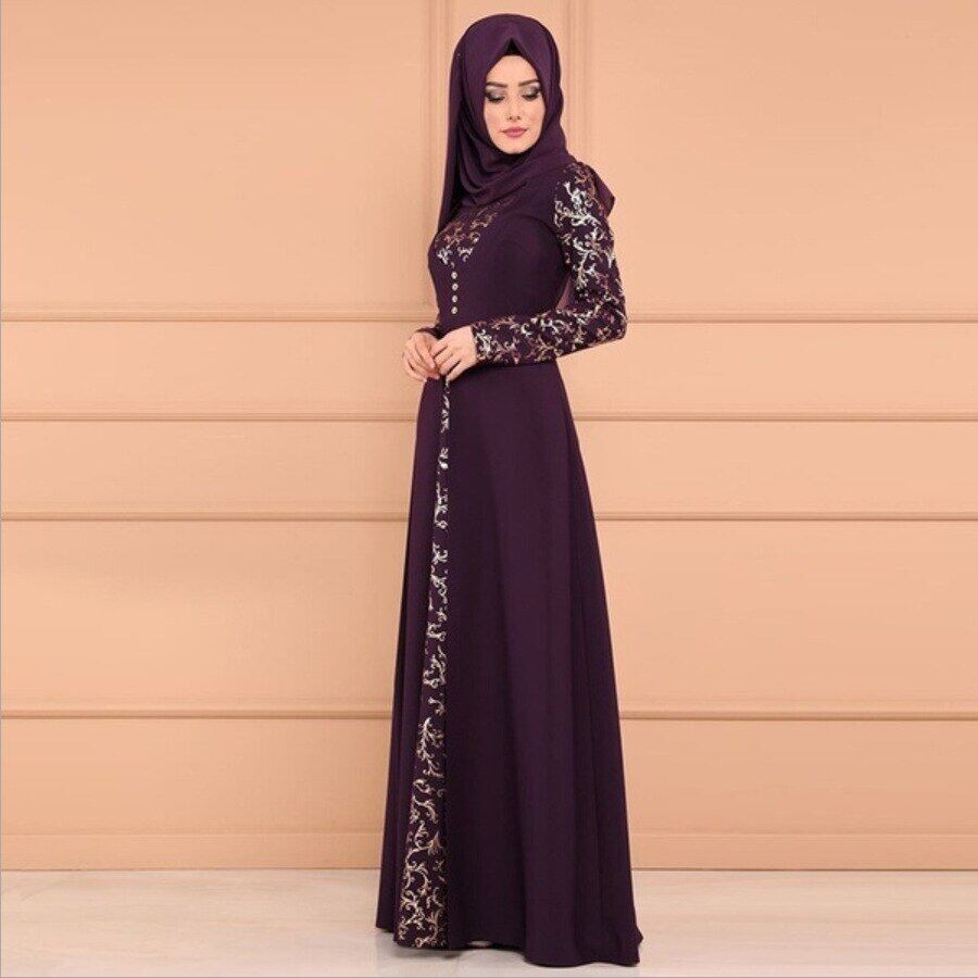 Muslim Abaya Turkey Islamic Arabic Hijab Dress Caftan Dubai Kaftan ...