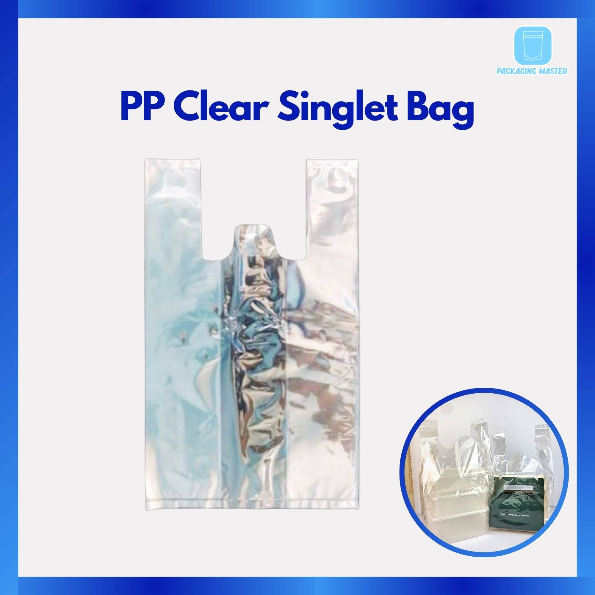 250g PP Singlet Bag / PP Singlet Transparent Plastic Bag / Clear ...