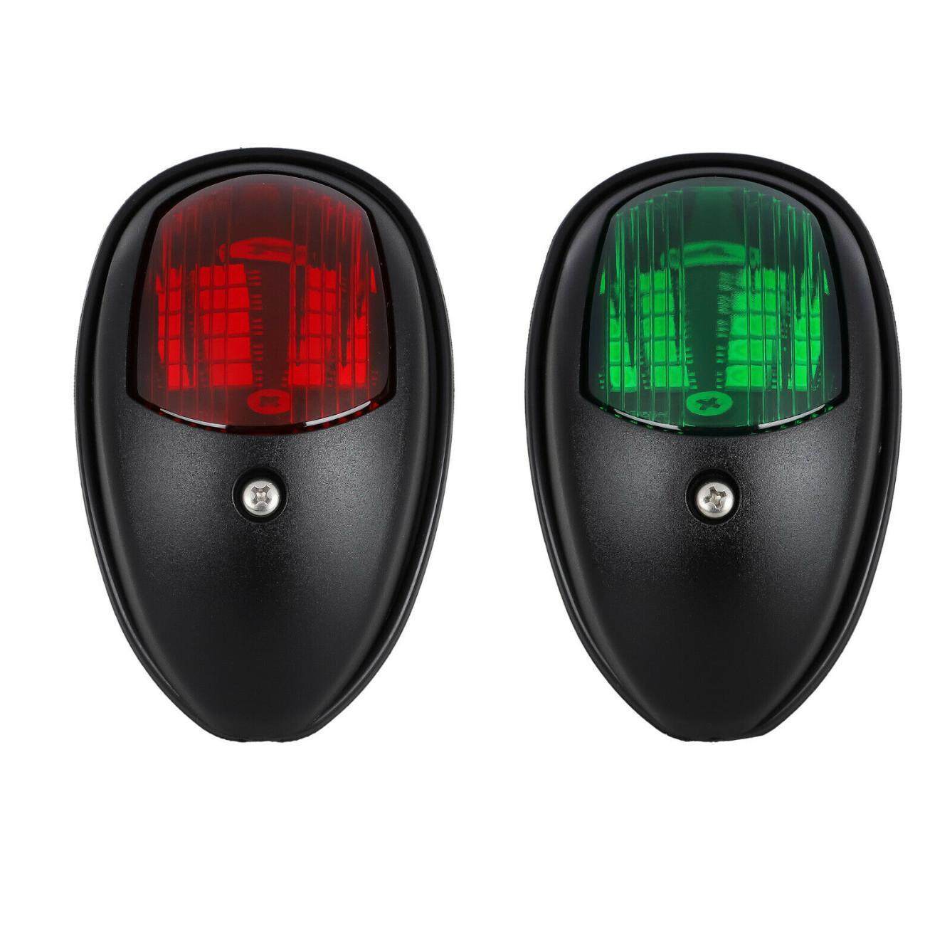 2Pcs LED Marine Navigation Lights Navigation Lights Red and Green Side ...
