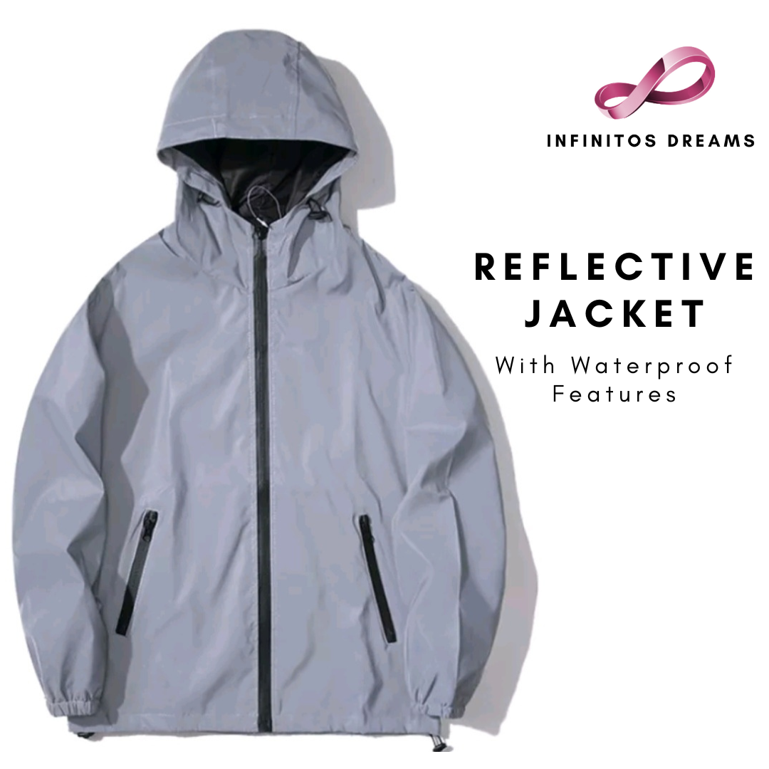 Reflective Waterproof Motorcycle Jacket Windbreaker Cycling Running ...