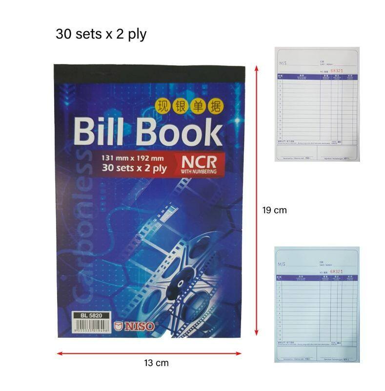 Official Bill Book / Buku Bil 30sets 2ply | Lazada
