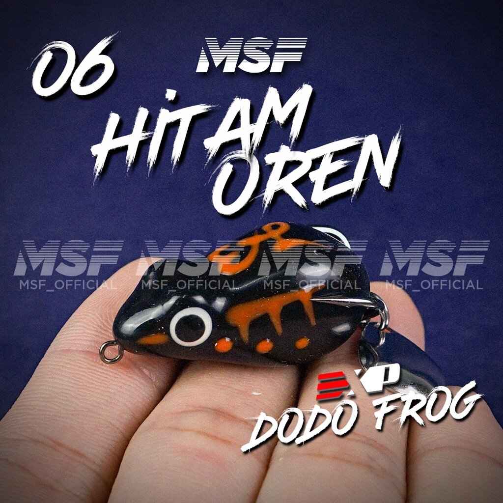 [MSF] EXP Do Do Soft Frog Thailand | 3.7cm / 7g | Dodo Haruan Killer | Katak Getah Casting ...