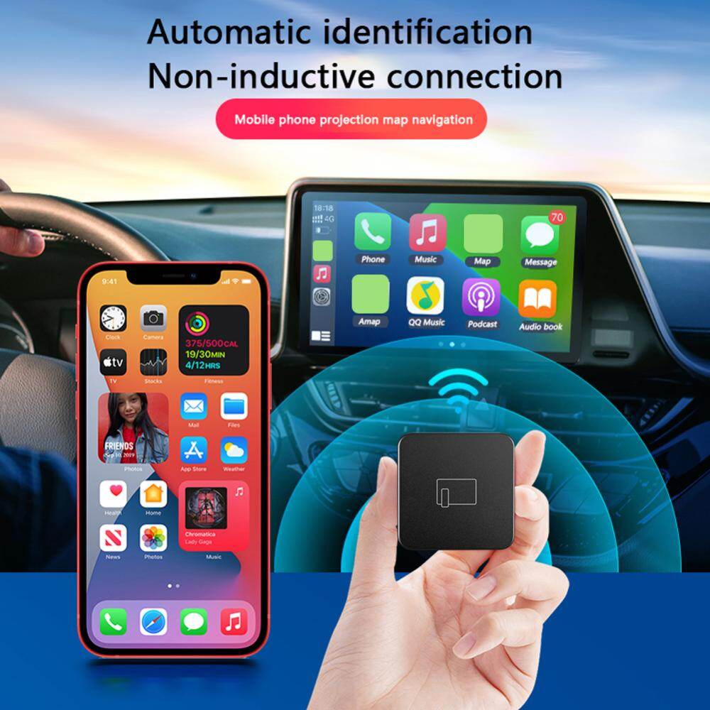 แบบมีสายไปยังอุปกรณ์เชื่อมต่อรถยนต์ Carplay ไร้สายโมดูลอัจฉริยะ WiFi 5G ...