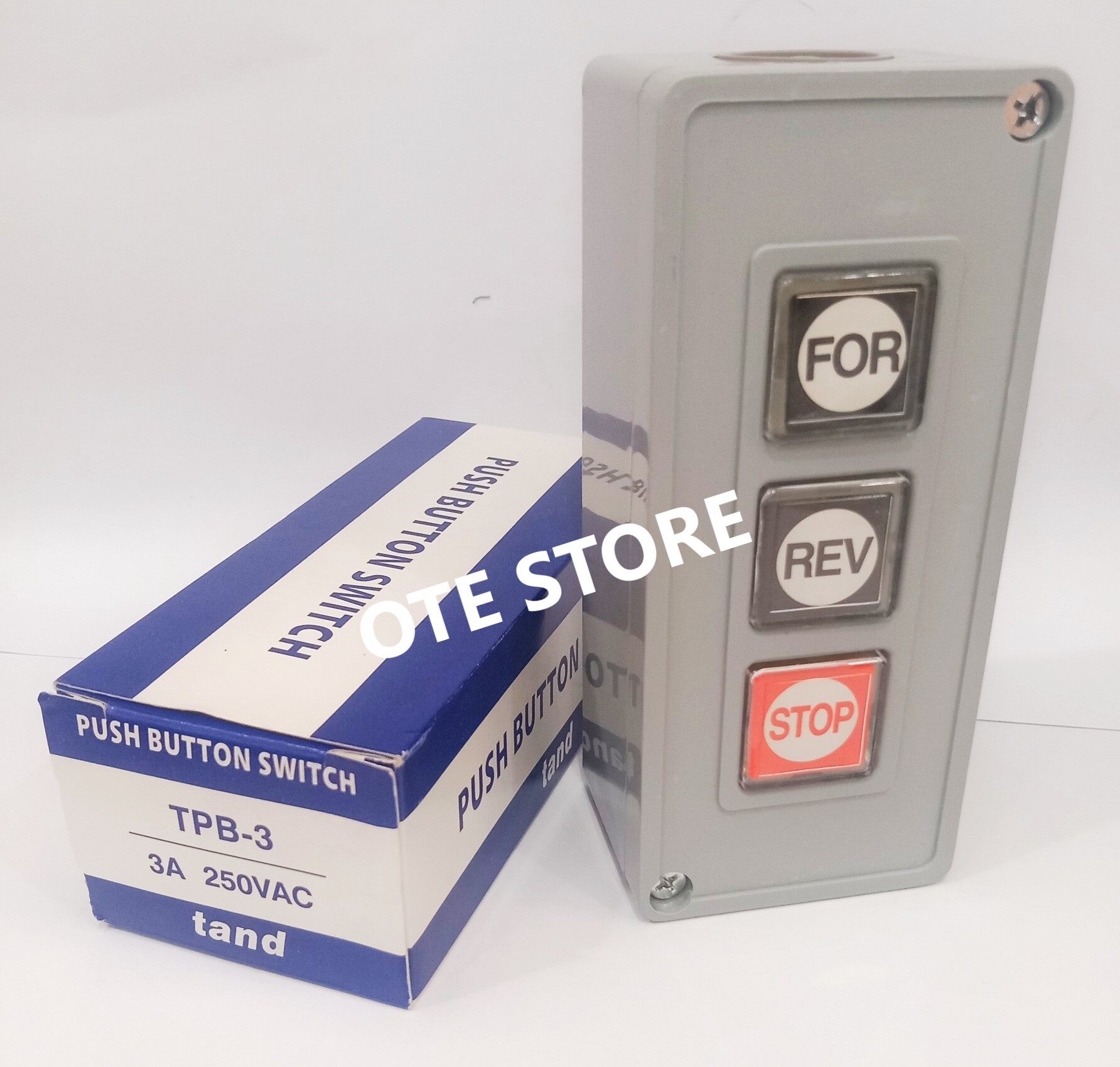 TAND BOX TYPE PUSH BUTTON SWITCH (TPB-2/TPB-3) (ON/OFF & FOR/REV/STOP ...