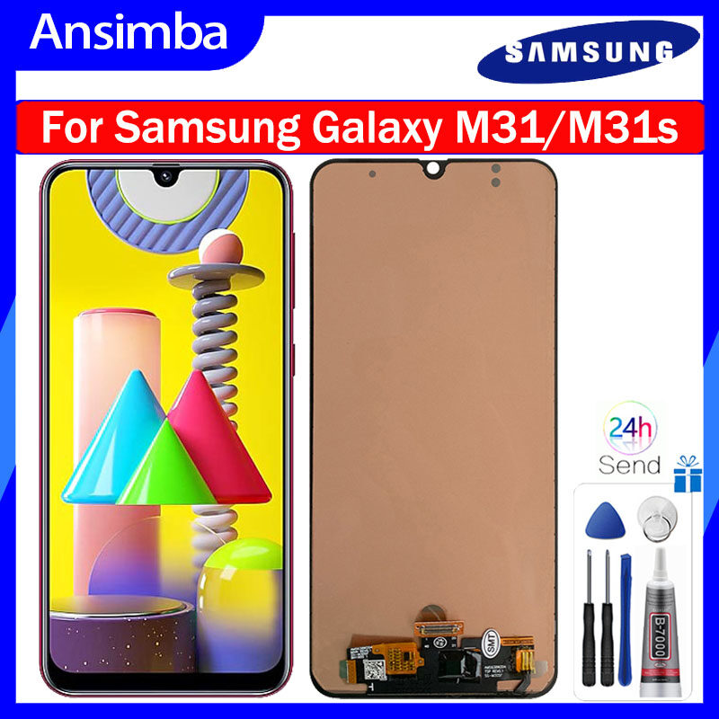 จอ OLED Ansimba สำหรับ Samsung Galaxy M31/M31s หน้าจอ LCD จอแสดงผลหน้า ...