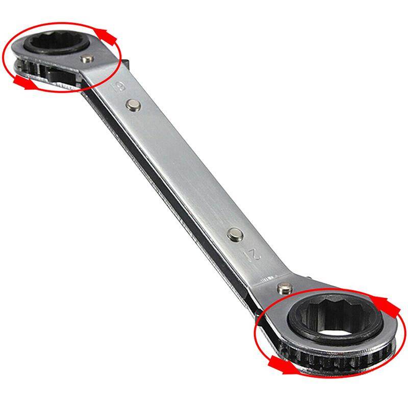 Fkend 6-21mm metric offset torque wrench set double ratchet wrench ...