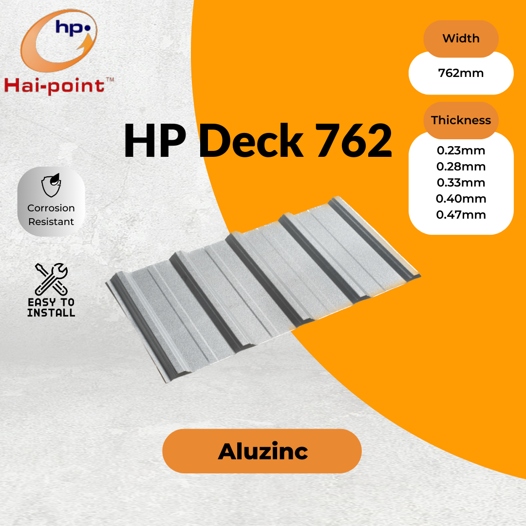 Hai Point HP Metal Deck 762 Metal Roofing Atap Rumah Atap Genting Rumah ...