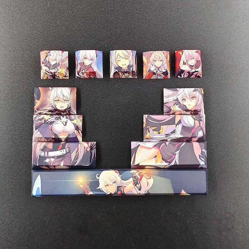 12Keys/Set Anime Character Design Custom Thermal Sublimation Keycaps ...