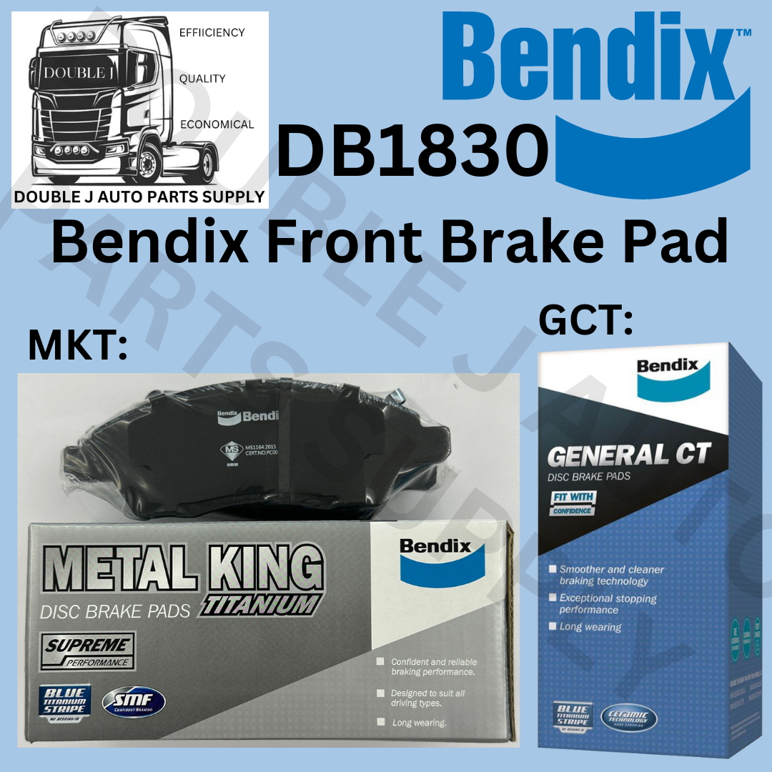 Bendix Original DB1830! Nissan Almera/Livina/Latio/Bluebird Sylphy Front Brake Pad Metal King ...