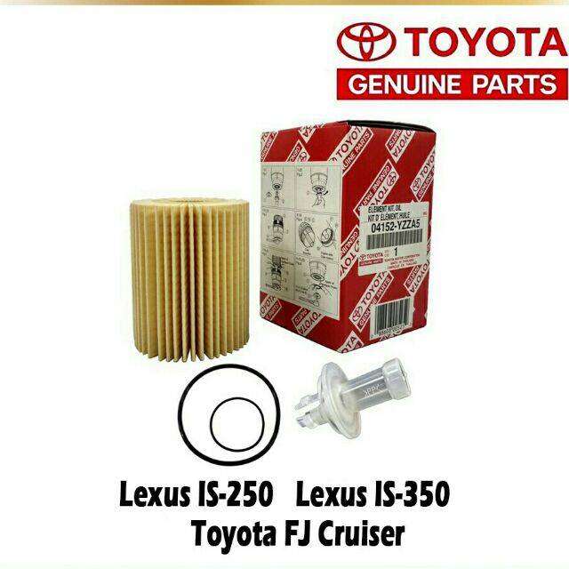 Original Toyota Oil Filter 04152-YZZA5 - Lexus LS250 / Lexus LS350 / FJ Cruiser | Lazada