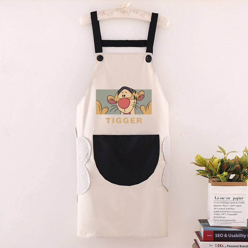 Waterproof Apron Kitchen Cooking Cartoon Cute Winnie the Pooh | Lazada PH