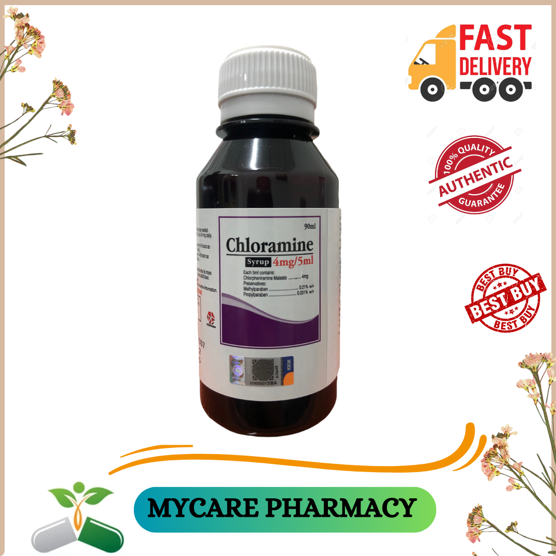 CHLORAMINE SYRUP 90ML | Lazada