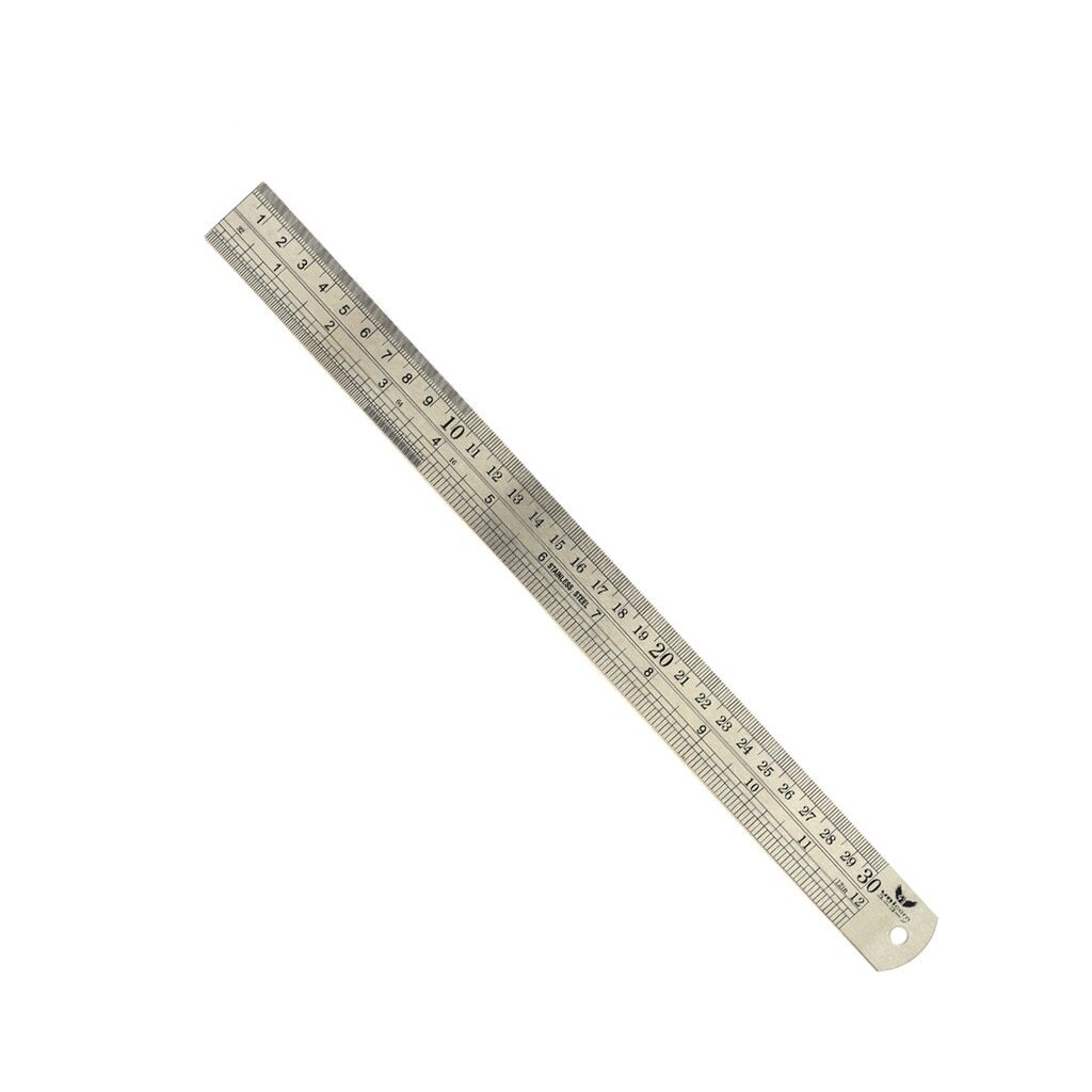 Unicorn 30 CM Steel Ruler USR-30CM [ 铁尺 / 钢尺 Pembaris Besi ] | Lazada