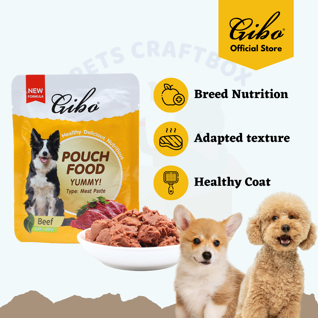 Dog Wet Pouch Food - Beef [Meat Paste] | Lazada