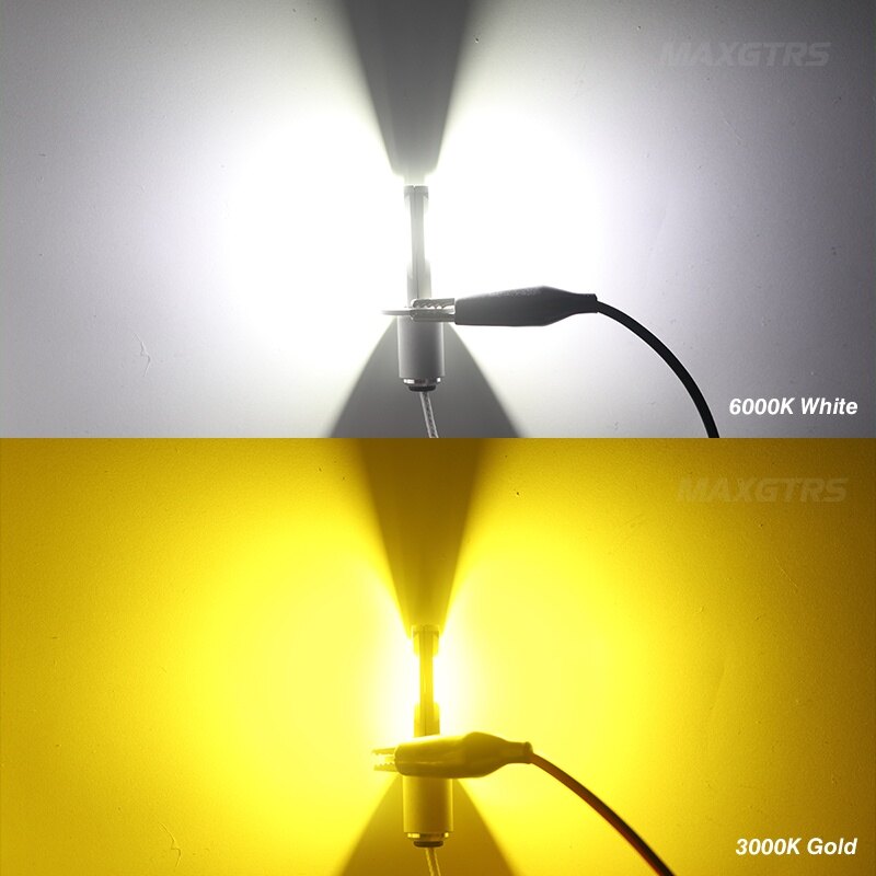 MAXGTRS 2pcs H3 Super Led Bulbs 80w Auto lights car led bulbs Car Light ...