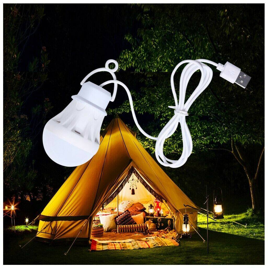 5V Birght USB Night Super Lamp Plug Table In Bulb Portable LED Light ...
