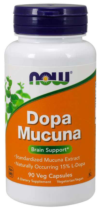 อาหารตอนนี้ของแท้อเมริกัน Dopa ข้อบังคับ Una L-Dopa/Dopamine 90แคปซูลปี ...